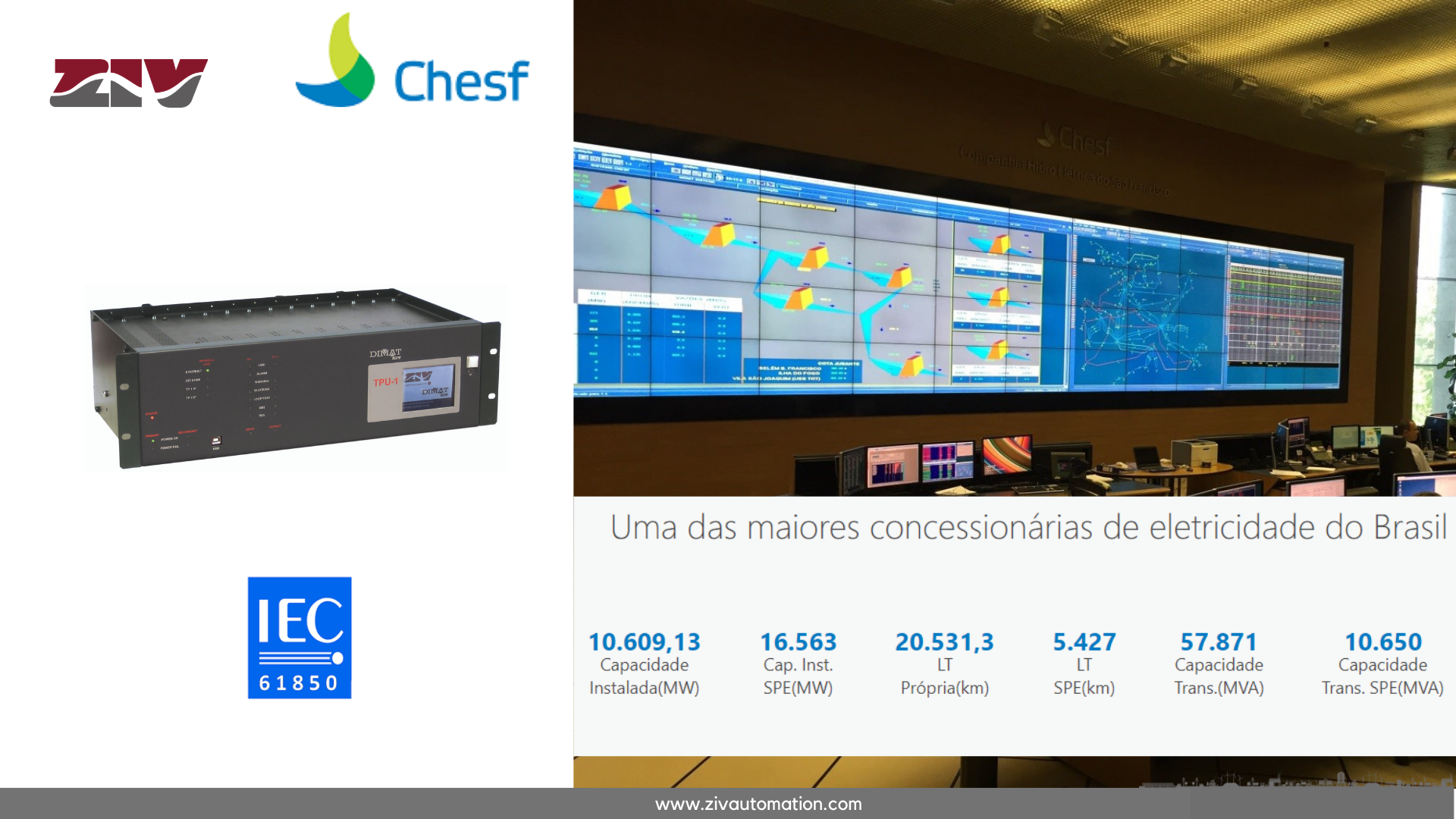 ZIV to update Brazilian CHESF's teleprotection system - ZIV